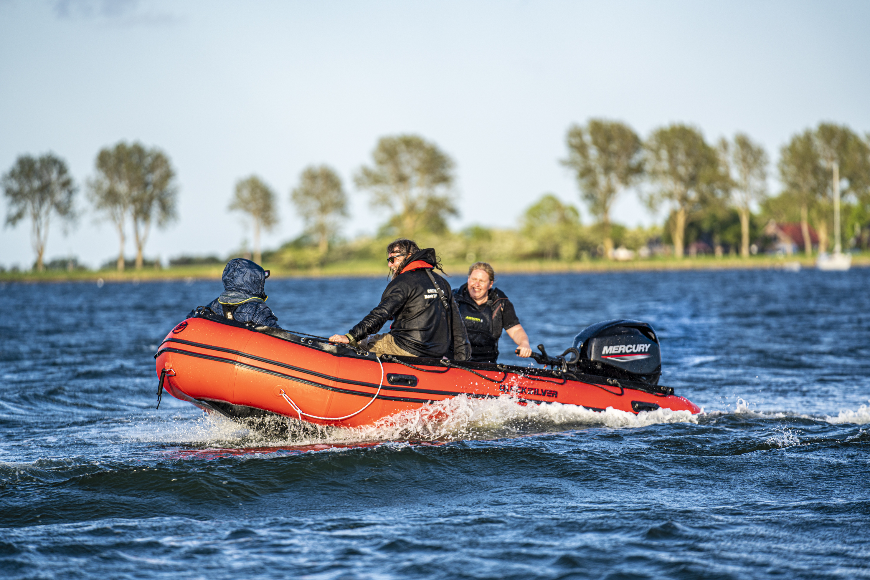 Quicksilver 365 Sport HD (Alu Floor) Rød | Mercury